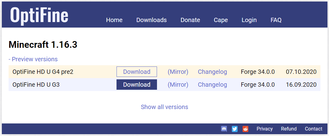 Minecraft最適化MOD OptiFine 1.16.3 リリース情報＆導入方法 | まいんくらふと.みっくすじゅーす